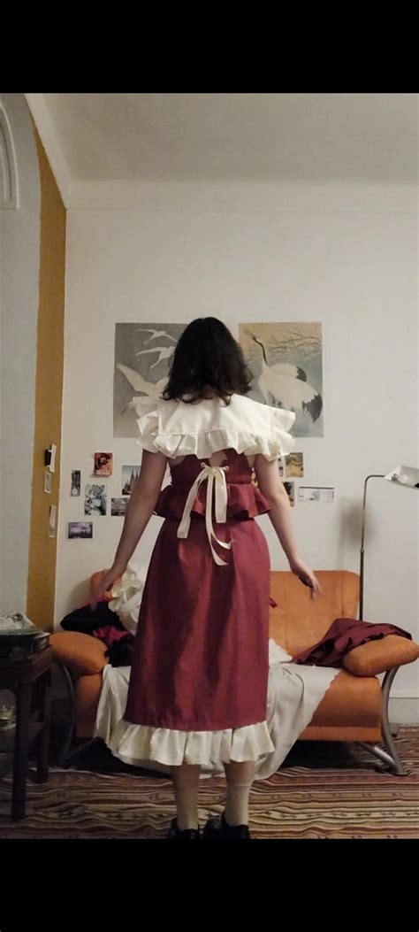 First Time Making A Cosplay And Its Reimu Wip Rtouhou