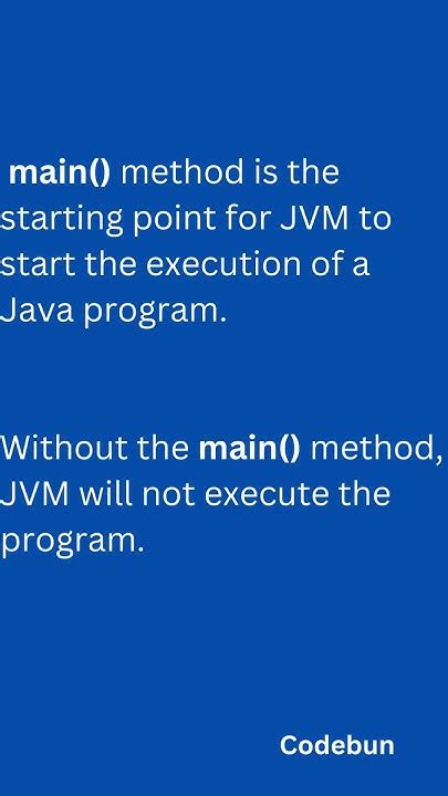 main method in java youtube