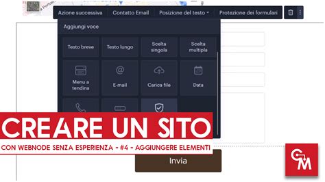 Creare Un Sito Con Webnode Senza Esperienza 4 Aggiungere Elementi