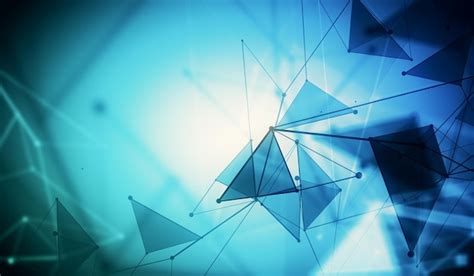 abstract mesh wireframe connected point blue polygonal backdrop