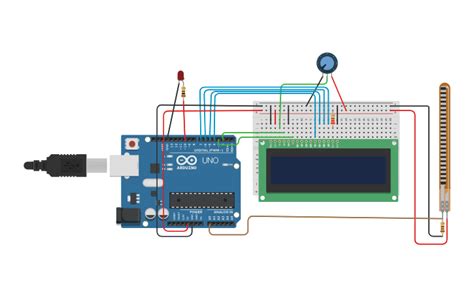 Circuit Design Flex Sensor Tinkercad