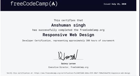 Webdevelopement Freecodecamp Technology Anshuman Singh
