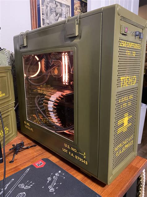 My Wwii Ammo Crate Inspired Pc R Pcmasterrace