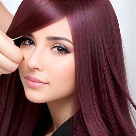 Premium Ai Image Beautiful Girl Hair Styling Image