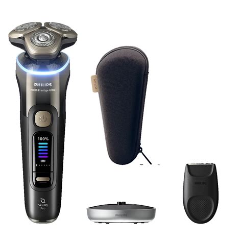 I9000 Prestige Ultra Wet And Dry Electric Shaver With Skiniq Pro Xp9405