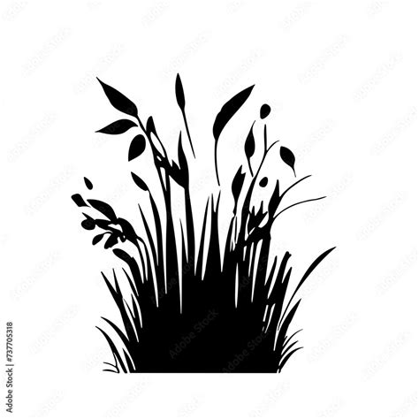 Wild Grass Grass Lawn Botanical Grass Grass Svg Grass Clipart Lawn Svg Grass Cut File