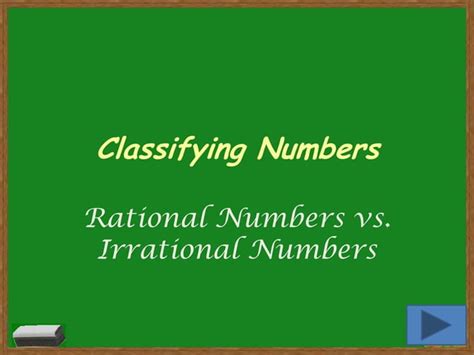 Classifying Numbers Pptx