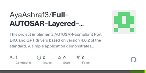 Github Ayaashraf3 Full Autosar Layered Architecture Project This Project Implements Autosar
