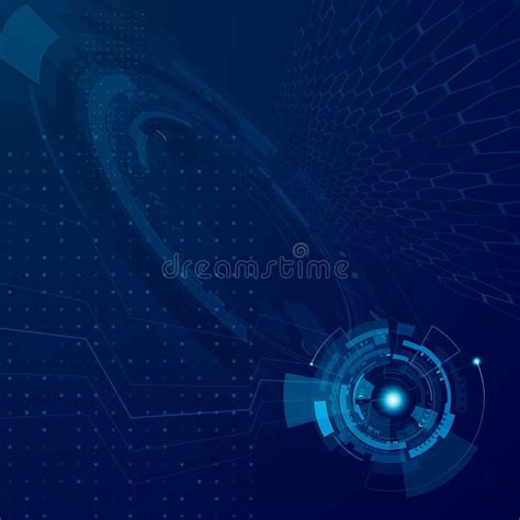 Abstract Hud Future Technology Design Futuristic Cyberspace Tech Development Concept Sci Fi