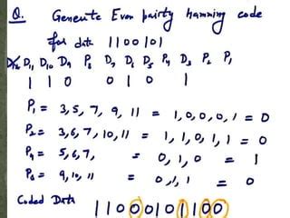 Error Detection And Correction Codes PPT