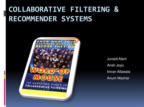 Ppt Collaborative Filtering And Recommender Systems Powerpoint Presentation Id 3465327