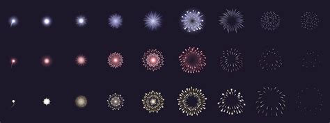 Fireworks Animation Animated Firework Explosion Frames Party Firecra By WinWin Artlab