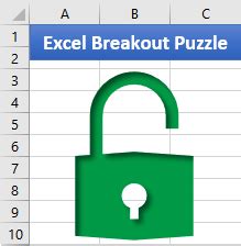Excel Breakout Puzzle Excel University