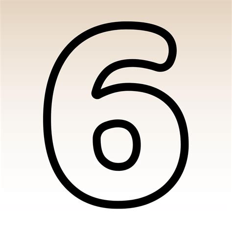 Number 6 Cookie Cutter Etsy