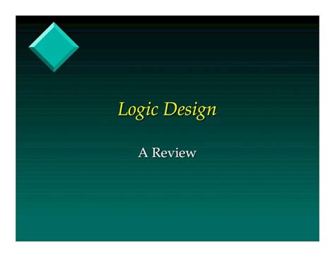 PDF Logic Design Basics DOKUMEN TIPS