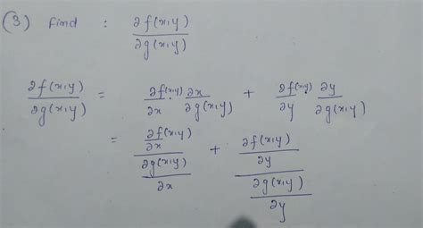 Solved I Need An Explanation Of The Chain Rule And Multivariate Course Hero
