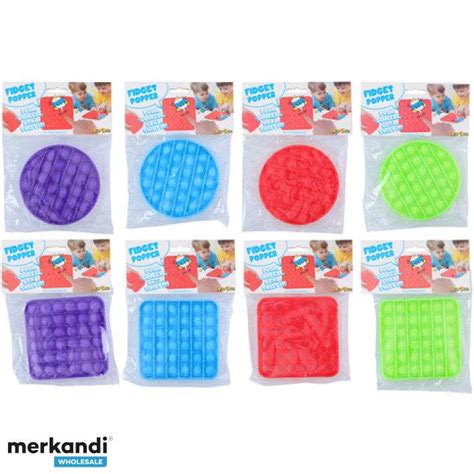 Fidget Bubble Popper 2 Pack Sensory Stress Relief Toy With Indentation Design Germany New