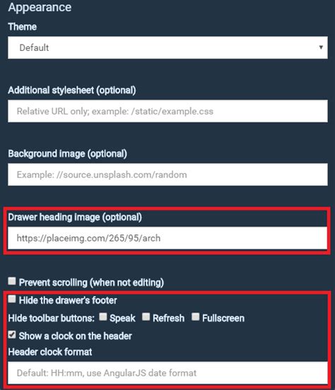 New Display Options Incl Experimental Custom Widgets Everywhere