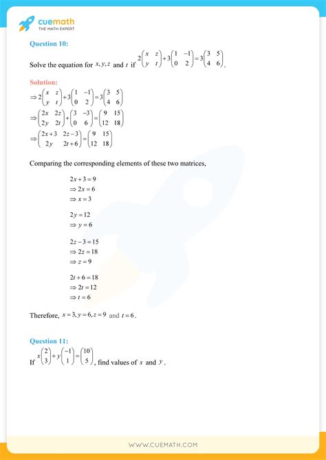 Ncert Solutions For Class 12 Maths Chapter 3 Exercise 32 Matrices Free Pdf