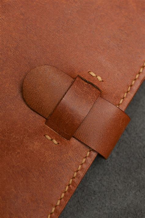 A6 Leather Notebook Template For Diy Crafting Digital A6 Notebook Pattern Instant Download