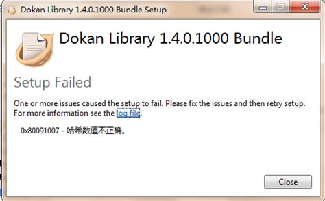 Failed To Install On Windows 7 Issue 948 Dokan Dev Dokany GitHub