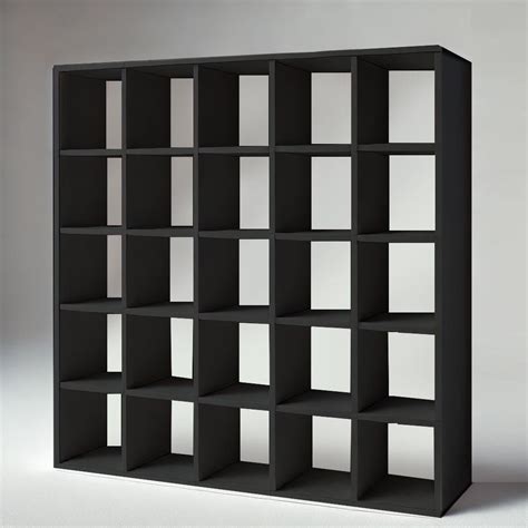 ᐉ Стелаж Tobi Sho St 0016 для книг декору на 25 комірок 1776х1776х300 мм Антрацитовий • Краща