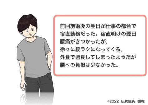 【治療日誌】腰痛4 No2｜伝統鍼灸 楓庵