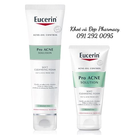 Eucerin Acne Oil Control Pro Acne Solution Soft Cleansing Foam Sữa