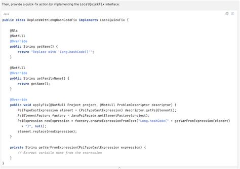 Writing A Java Inspection For Intellij Idea Using Ai Assistant The Intellij Idea Blog