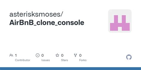 Github Asterisksmosesairbnbcloneconsole