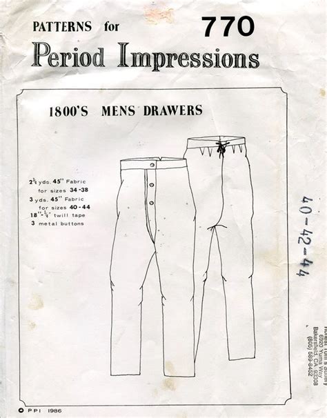 Patterns For Period Impressions 770 Vintage Sewing Patterns Fandom