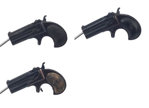 Three Remington Over Under Double Derringers Rock Island Auction