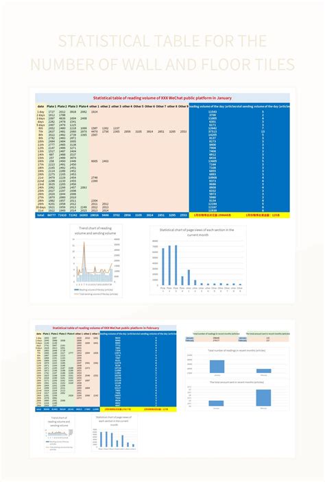 Free Wall And Floor Tiles Templates For Google Sheets And Microsoft Excel Slidesdocs