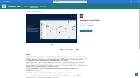 Nintex Automation Cloud App Installation For Sharepoint Online Community
