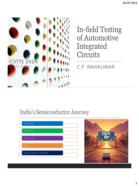Pdf In Field Testing Of Automotive Integrated Circuits