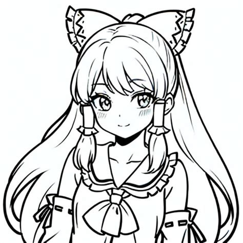 Reimu Lineart By Sploderai12 On Deviantart