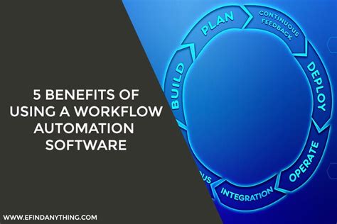 5 benefits of using a workflow automation software
