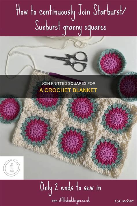 Join Knitted Squares For A Crochet Blanket Cycrochet