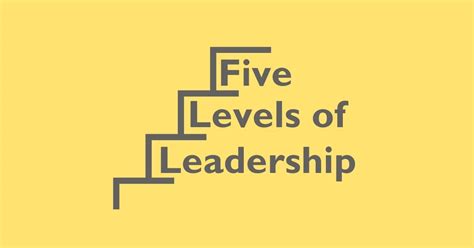 5 Levels Of Leadership Every Entrepreneur And Business Owner Must Know