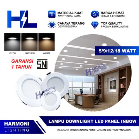 Jual Lampu Downlight Led Plafon Watt Watt Watt Watt Garansi Putih Watt Kota