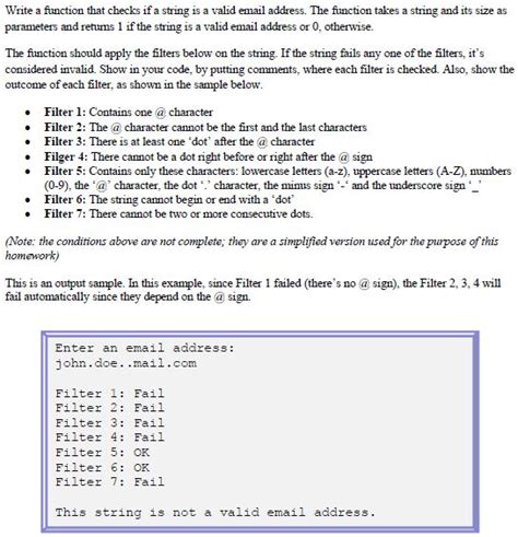 Solved Write A Function That Checks If A String Is A Valid