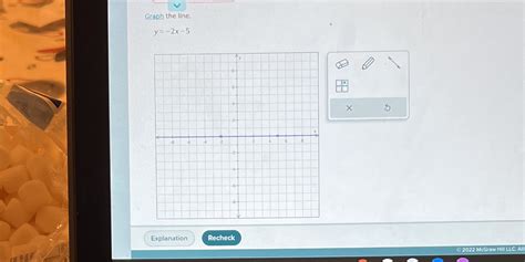 Solved Graph The Line Y 2x 5 X 5 Explanation Recheck 2022 Mcgraw Hill Course Hero