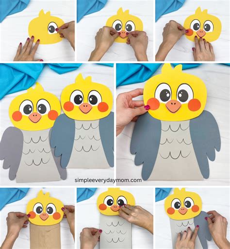 💛 Bird Puppet Craft ️ Get The Simple Everyday Mom