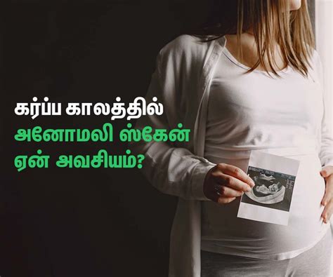 கர்ப்ப காலத்தில் அனோமலி ஸ்கேன் Anomaly Scan During Pregnancy In Tamil