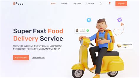 ⚡️ html va css da projects 1 qism navbar tayyorlash efood project 1 hojiakbar 2