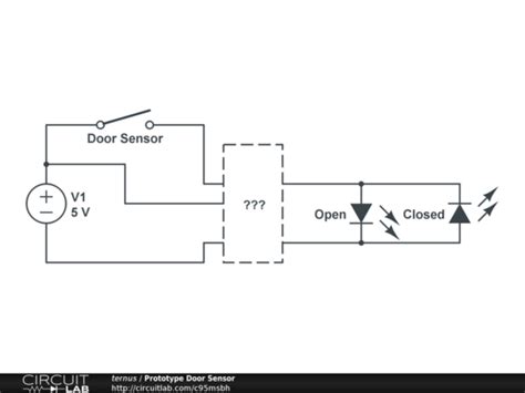 Prototype Door Sensor Circuitlab