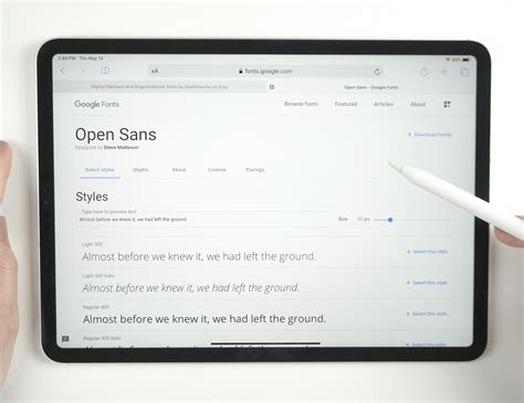 How To Add Fonts To IPad Or IPhone Dash Planner