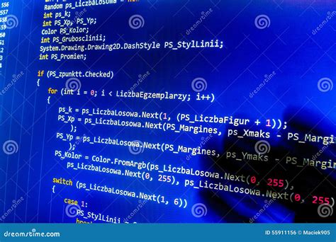 Programming Coding Source Code Screen Stock Illustration Illustration Of Develop Function