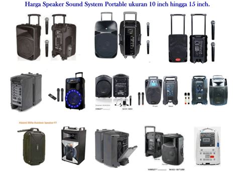 Kumpulan Harga Speaker Portable Sound System Multifungsi Januari