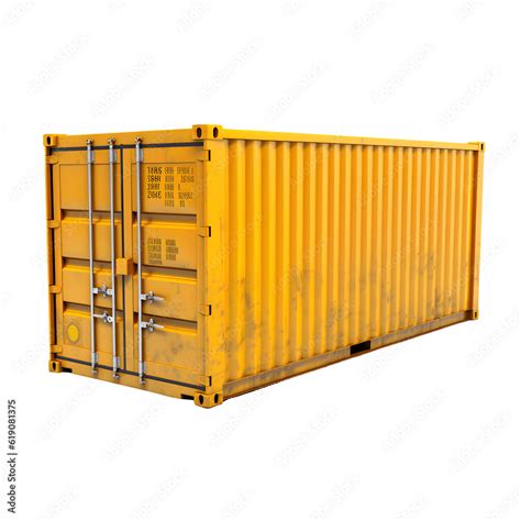 Orange Shipping Container Cargo Container Intermodal Container Iso Container Bulk Shipping